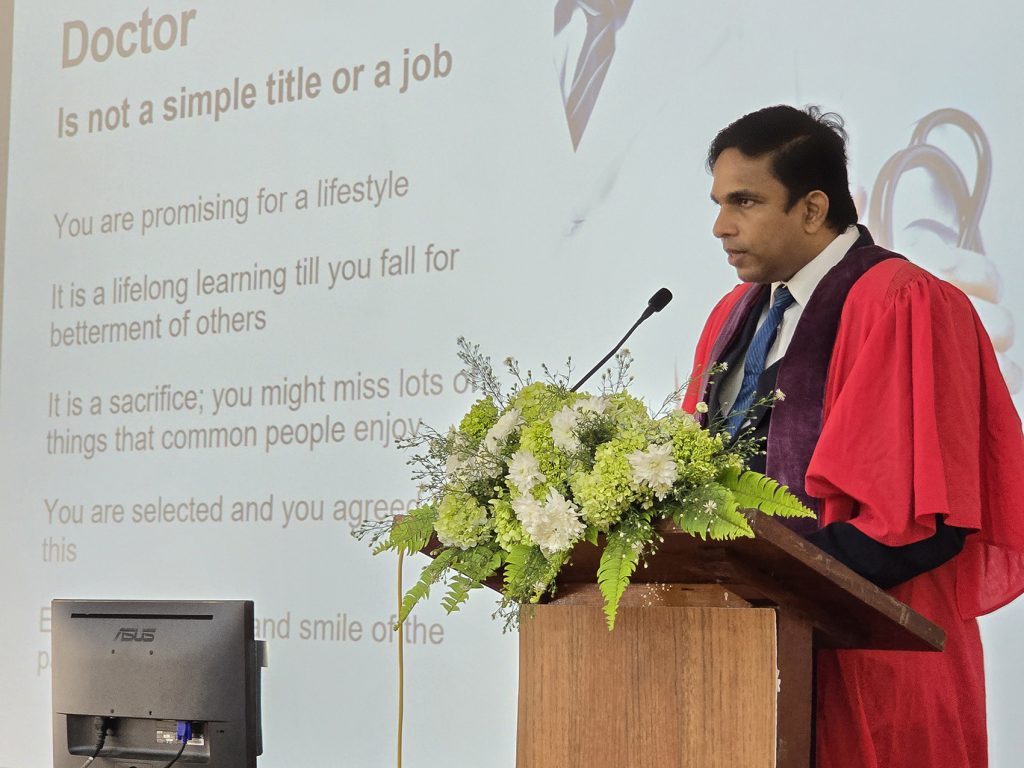 Commencement Lecture – 35th Batch (2024/2025 intake) – Faculty of ...