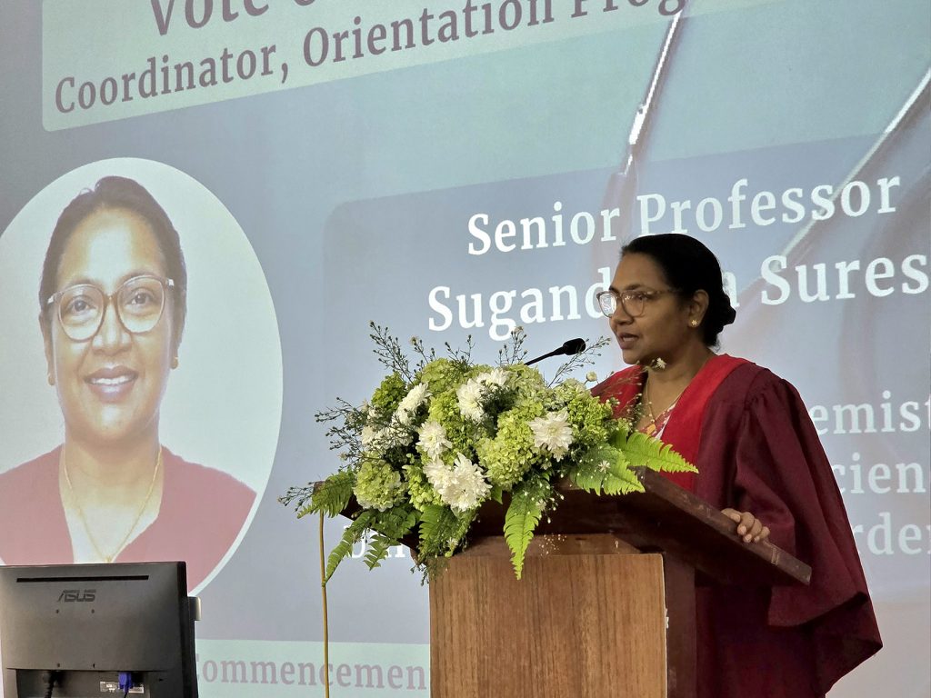 Commencement Lecture – 35th Batch (2024/2025 intake) – Faculty of ...